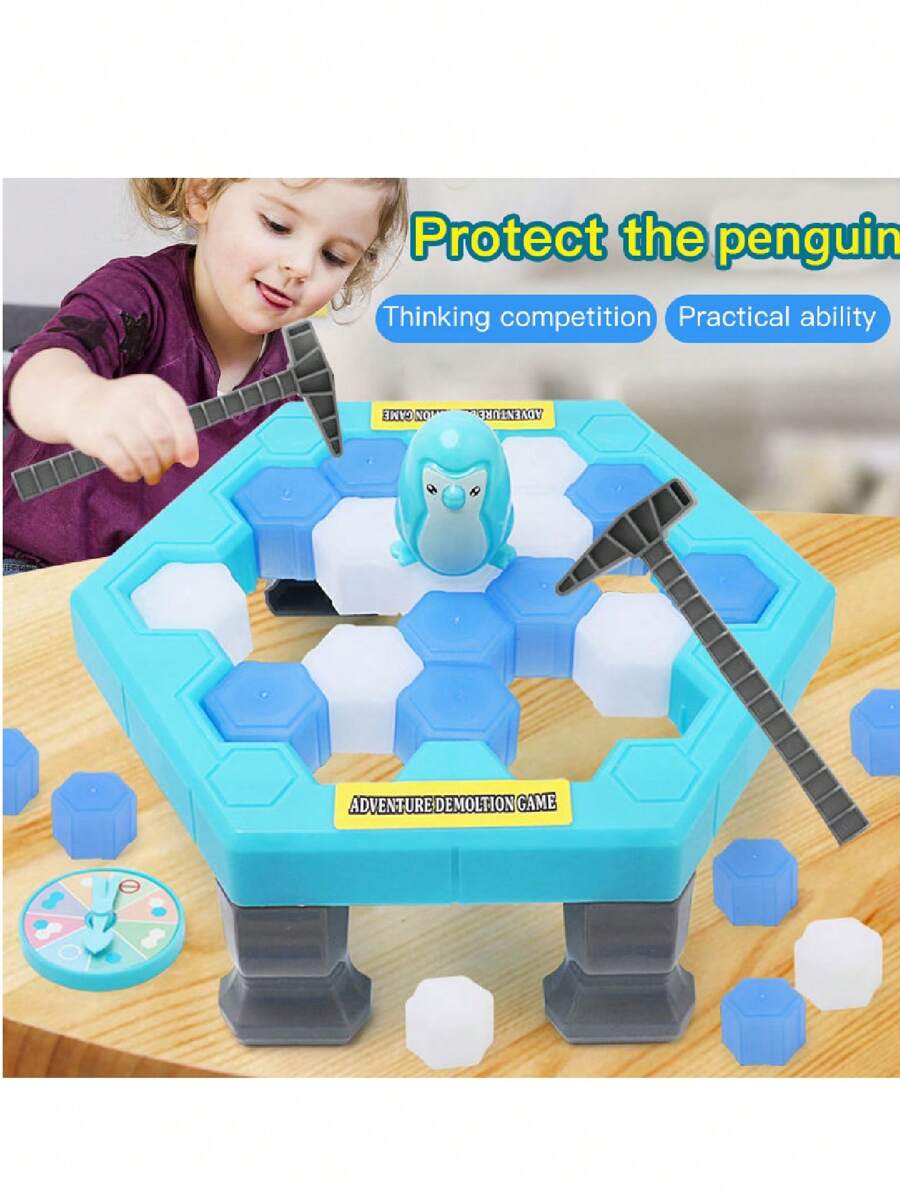 Penguin Ice Breaking - Knock Plastic Ice Blocks Game, Rescue Penguin ...