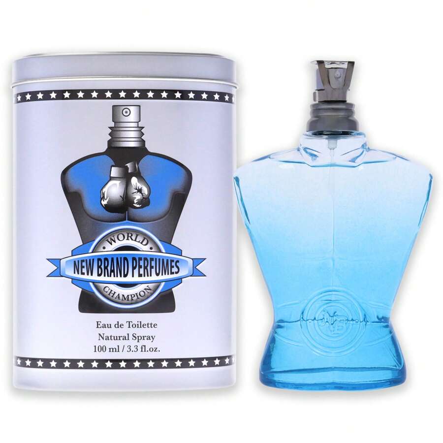 New Brand Perfumes World Champion Blue By New Brand For Men - 3.3 Oz ...
