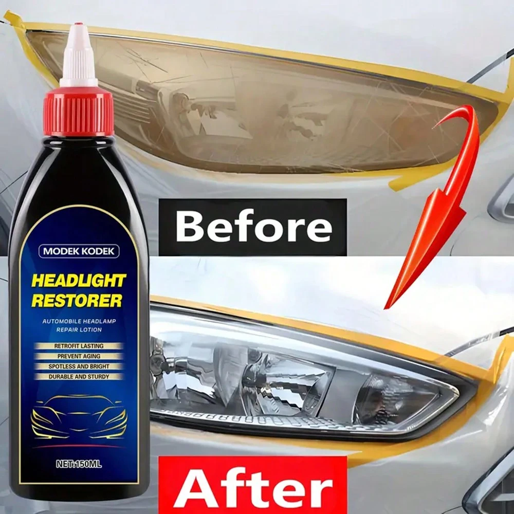 Kit di ripristino fari per auto da 150ml adatto a tutti i modelli di ...