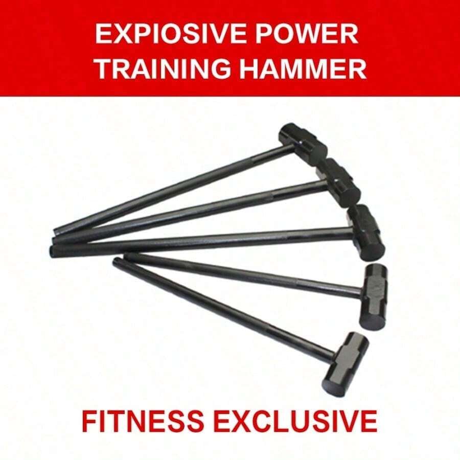 15LB -One Piece Fitness Steel Hammer Suitable For Use In The Gym And At ...