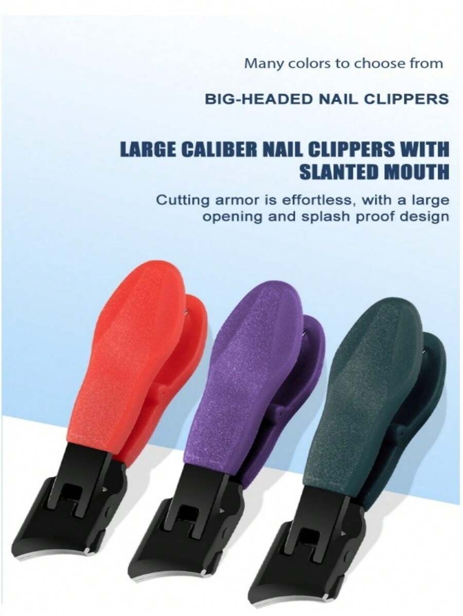 Large Opening Nail Clipper Set, Thick And Hard Toenails, Fingernails ...