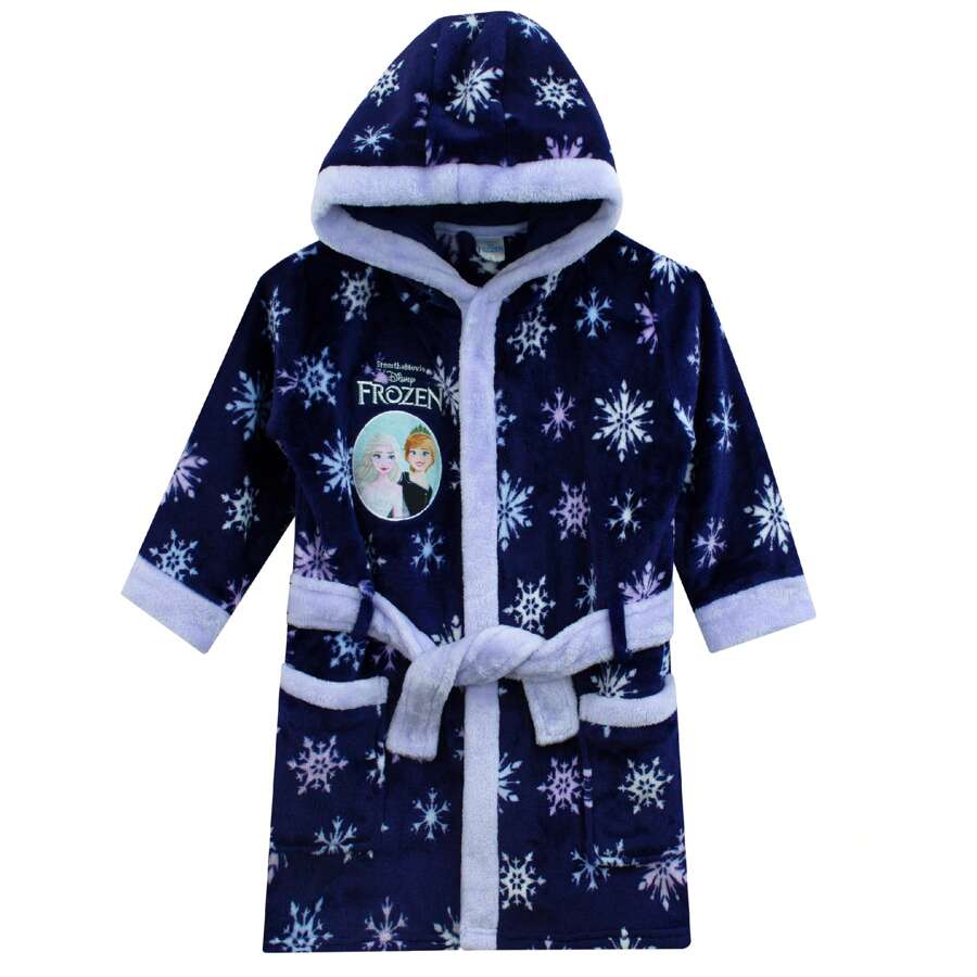 Disney Frozen Dressing Gown | Anna And Elsa Girls Dressing Gown ...