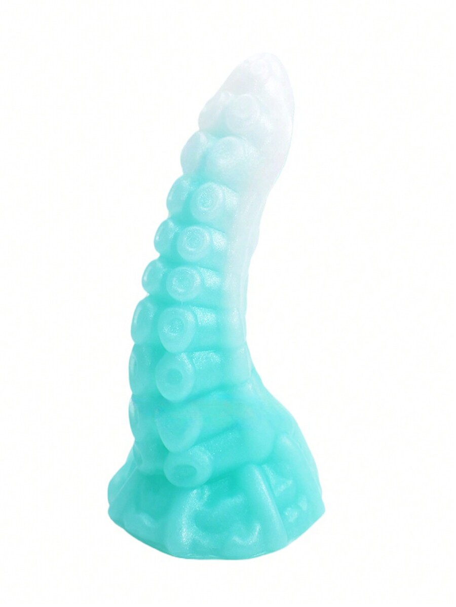 Octopus Glow In The Dark Shaped Penis After Anal Plug Silicone Dildo