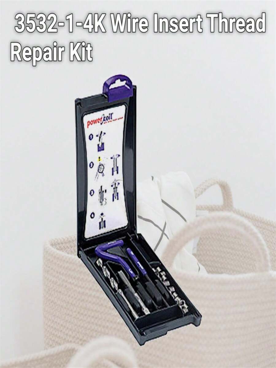 Kit de reparación de roscas con inserto de alambre Powercoil 3532-1-4K ...
