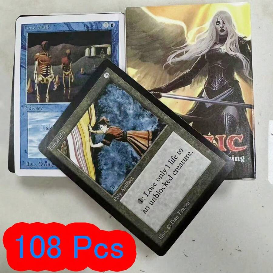 108pcs Blue Core Magic The Gathering Cards P9 Dual Land Fetch Land Shock Lands MTG Proxy Cards ...
