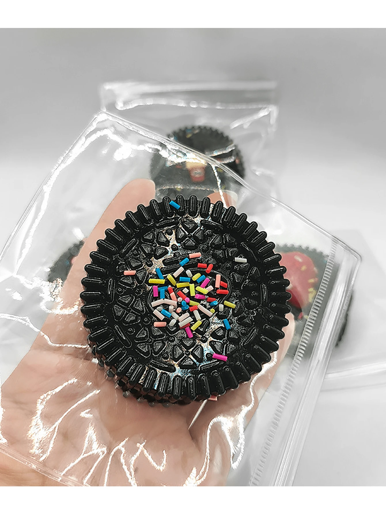 Realistic Squishable Cookie Squeeze Toy With Soft Cream Filling,Squishy ...