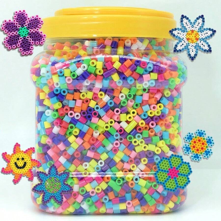 Beading Supplies 2024 Educational Toys 12 Colours 5mm Fuse & Perler ...
