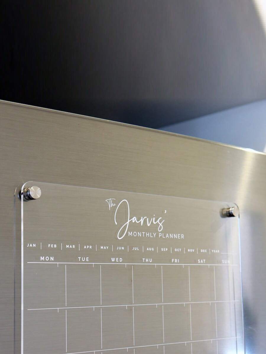 Transparent Acrylic Refrigerator Magnet Display Board, Message Board ...