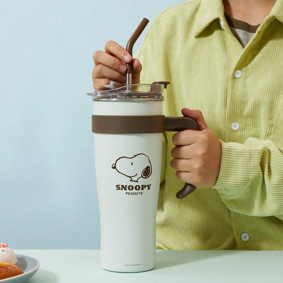 Miniso Miniso 54OZ Stainless Steel Tumbler Cup With Straw And Handle ...