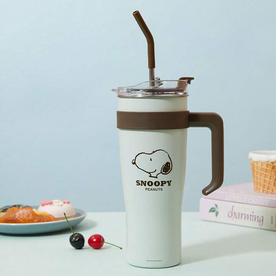 Miniso Miniso 54OZ Stainless Steel Tumbler Cup With Straw And Handle ...