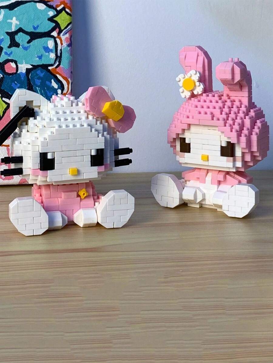 Sanrio 400PCS KEEPPLEY Sanrio Hello Kitty Building Blocks Cinnamoroll ...