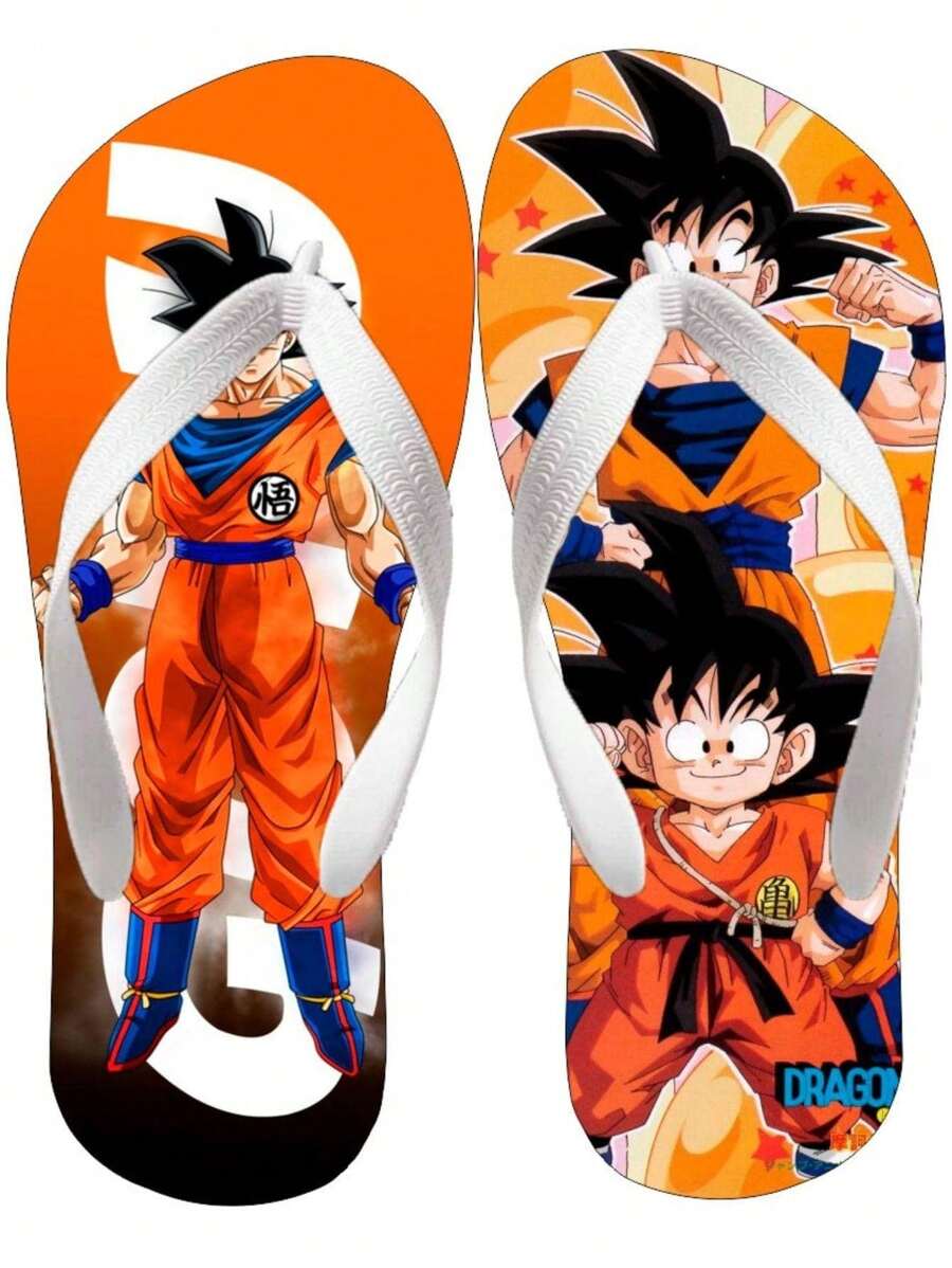 Goku DBZ Super Anime Men's Flip Flops | SHEIN USA