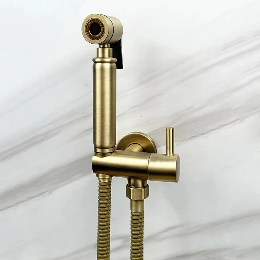 Dhamma Antique Hand Held Bidet Sprayer Douche Kit Toilet Bidet Faucets ...