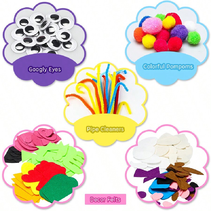 DIY Hand Puppet Making Kit Make Your Own Felt Animal Theme Storytelling ...