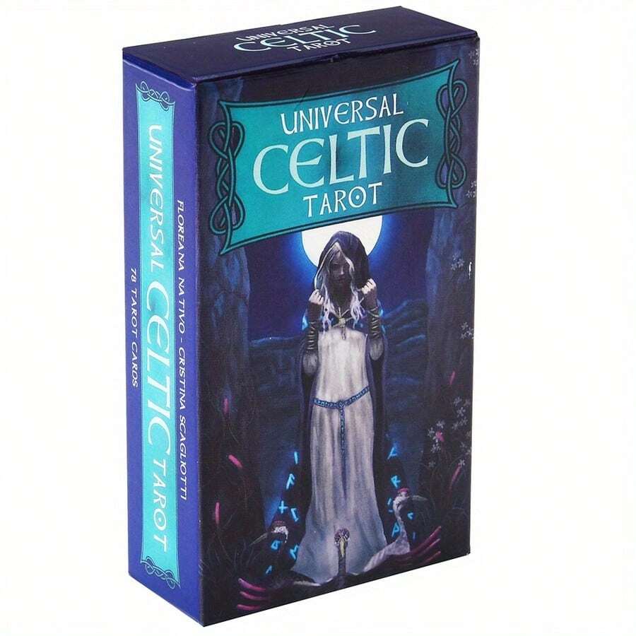 This Universal Celtic Tarot Card Deck Contains 56 Cards With A QR Code ...