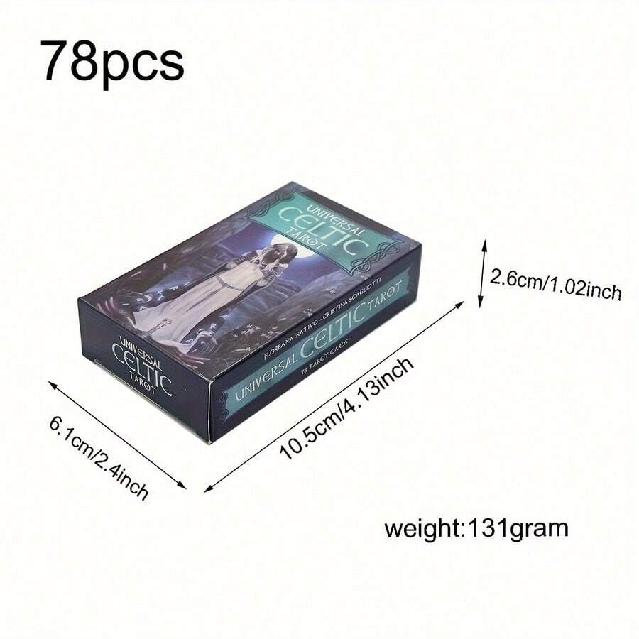 This Universal Celtic Tarot Card Deck Contains 56 Cards With A QR Code ...