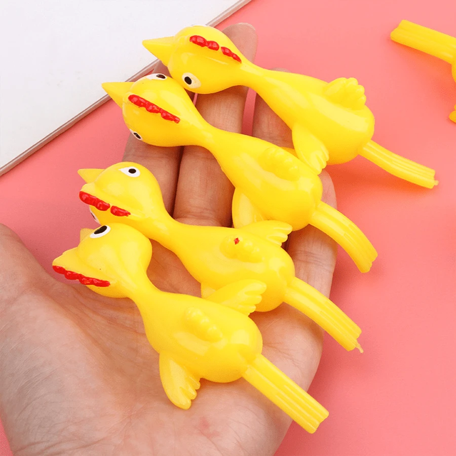 10Pcs Catapult Turkey Tricky Fun Toy: Launch New Exotic Sticky Wall ...