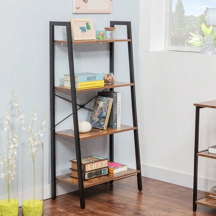 JJS Multifunctional Bookshelf & Bookcase - 3-Tier Open Shelves ...
