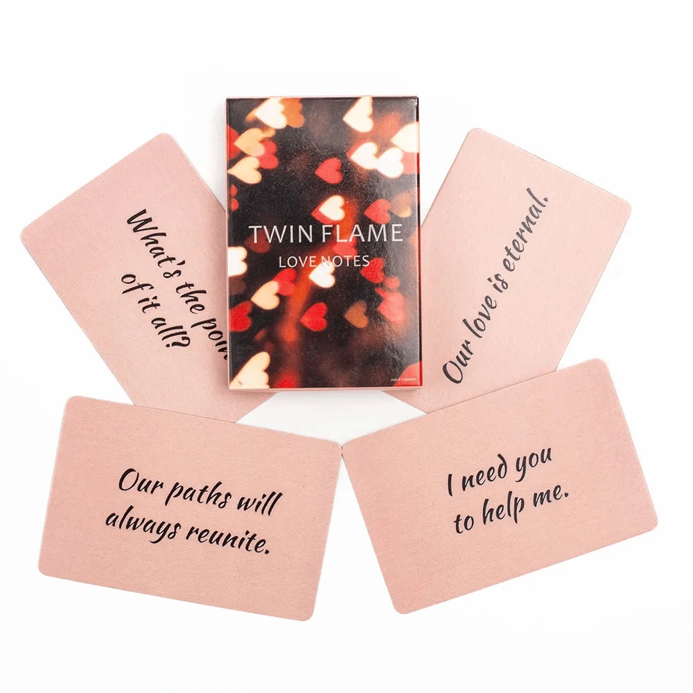 Twin Flame Love Notes Oracle Cards 45Pcs Cards Fortune Telling Card ...