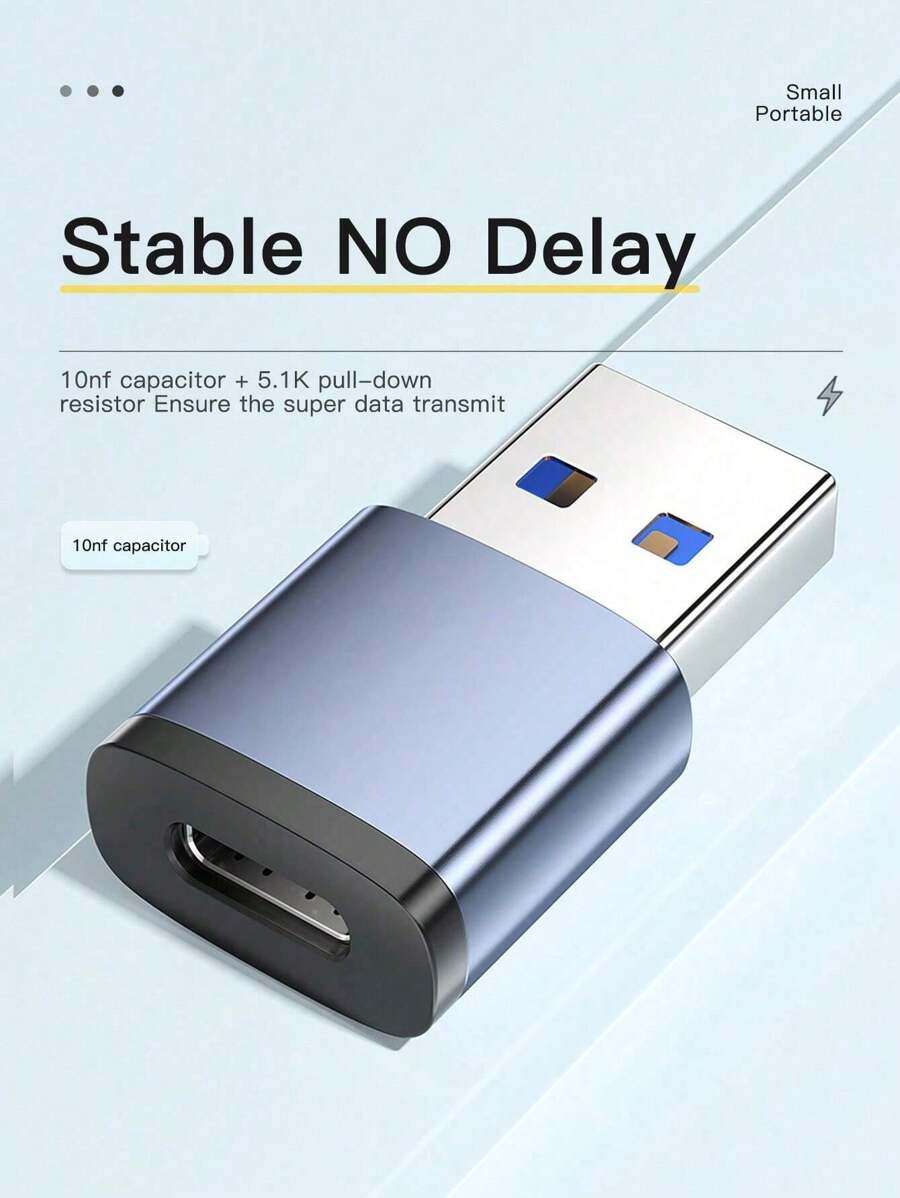 Essager 1 סט Usb Type C Otg מתאם Type C Usb C זכר ל Usb 3 0 נקבה ממיר