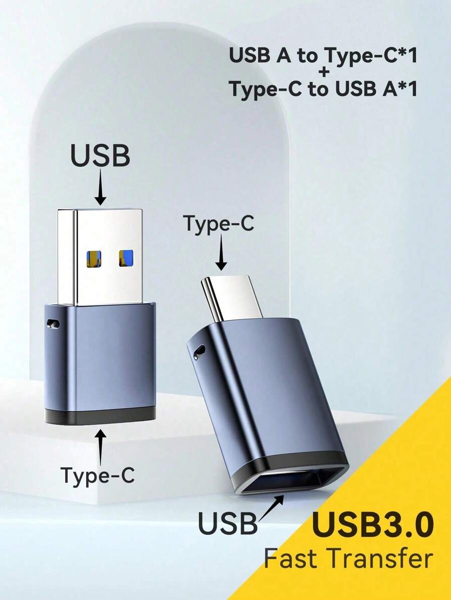 Essager 1 סט Usb Type C Otg מתאם Type C Usb C זכר ל Usb 3 0 נקבה ממיר