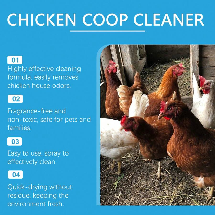 Outdoor Chicken House Deodorant Chicken House Cleaner Gentle And Non ...