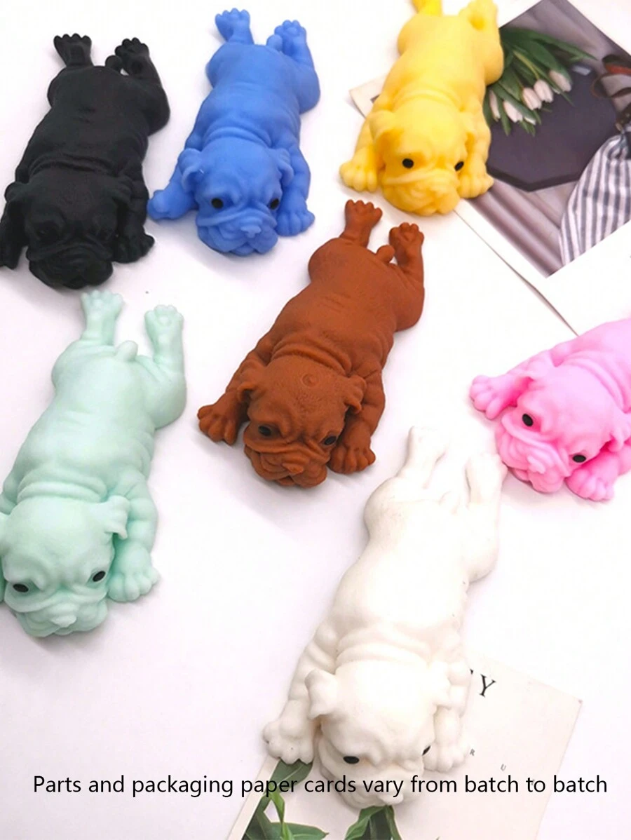 Stress Relief Squeeze Toy - Pupy Shih Tzu Dog Soft Silicone Squishy ...