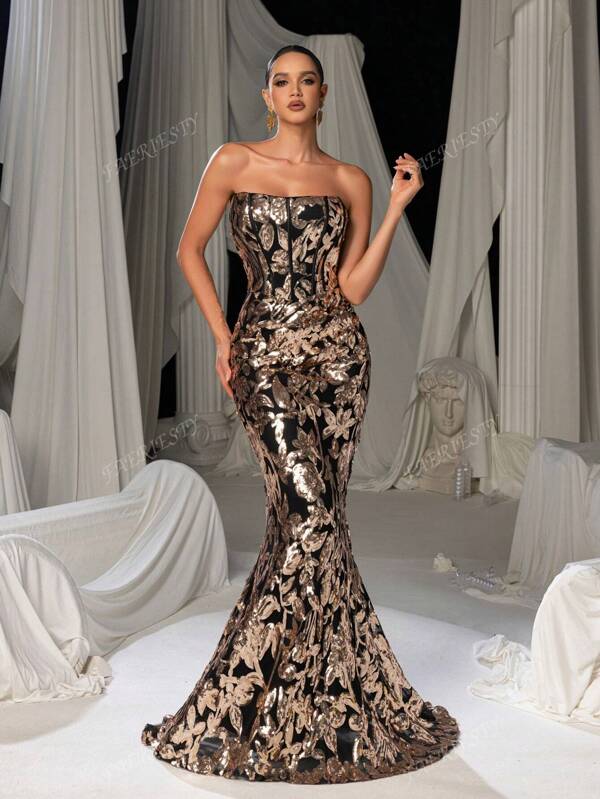 Search Rose-gold-sequin-dress | SHEIN USA