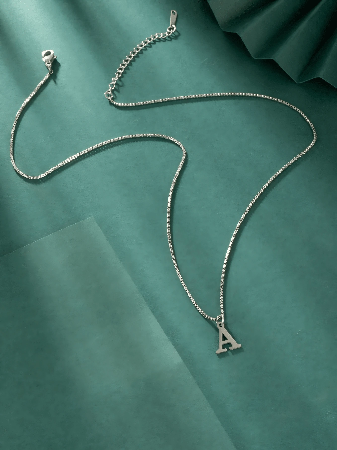 1 pieza Collar con inicial para adolescentes, collar con inicial ...