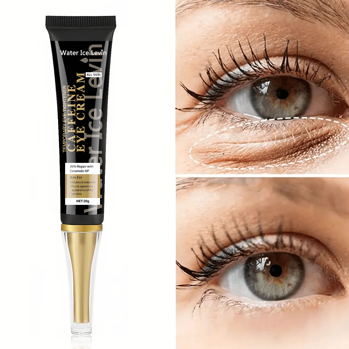 Water ice levin Eye Cream, Containing Ceramide, Nourishes Eye Area Skin ...