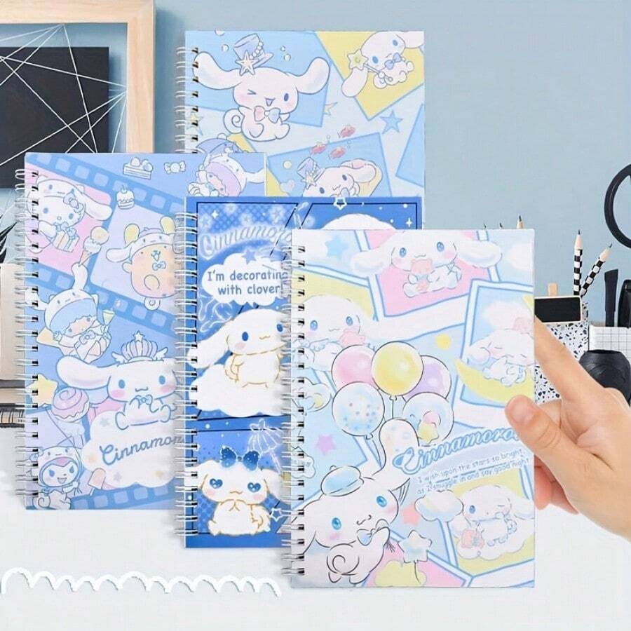 Sanrio Kurogo And Hello Kitty Notebooks By Sanrio: Cute Animal Themed A5 Coil Notebooks For ...