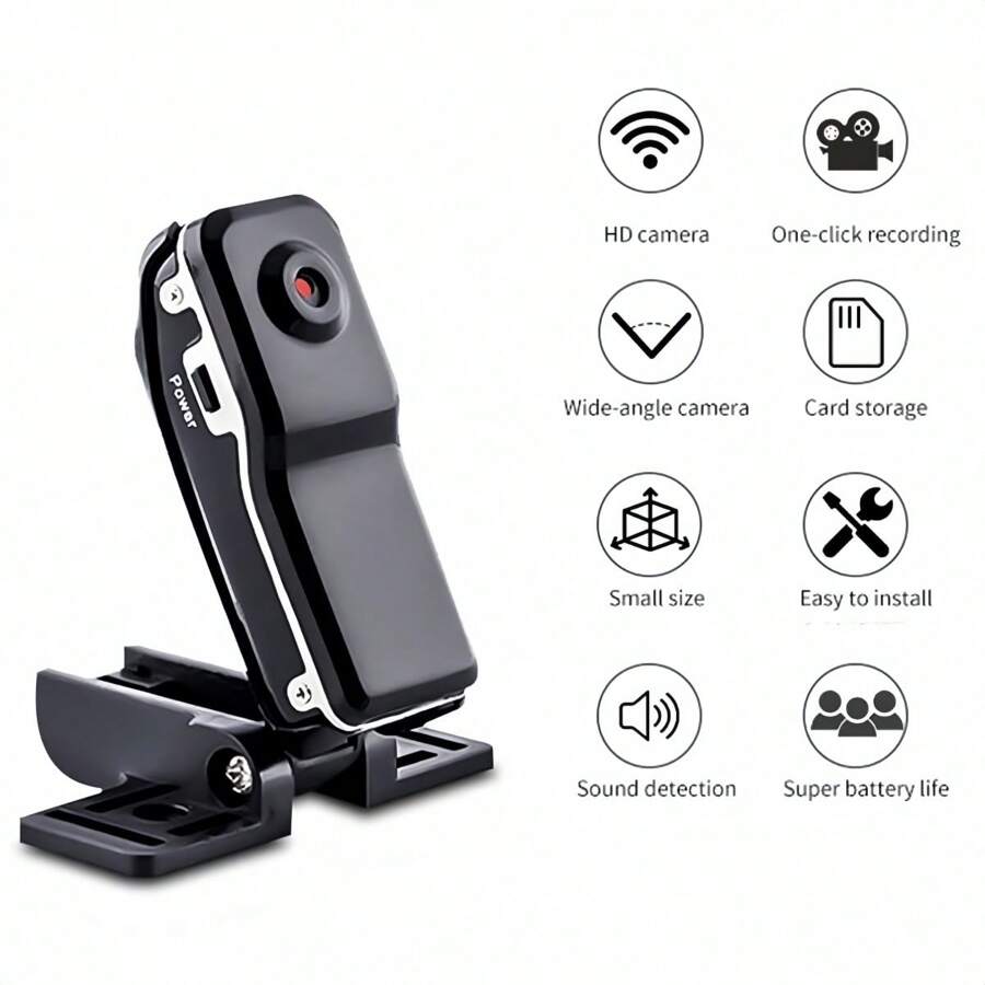 1 Pc 960P Wearable Camcorder, Wifi Body Worn Camera, Dv Wireless Aerial ...