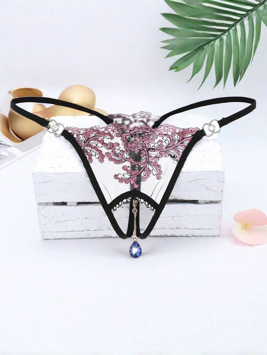 Sexy Lingerie Diamond Classical Pendant Thong Women's Hot Thong Women's ...