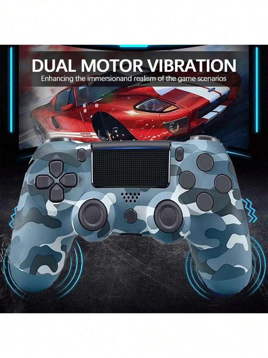 PS4 Controller, PlayStation 4 6-Axis High Performance Dual Vibration ...