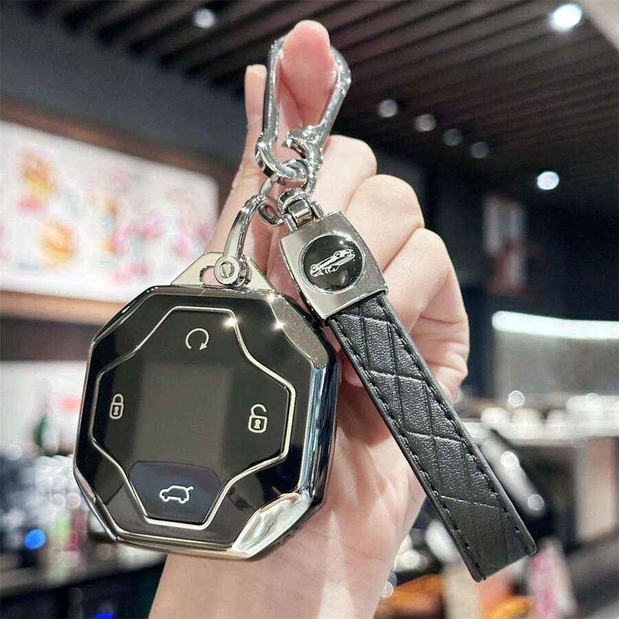 TPU Car Remote Key Cover Case With Keychain, Key Fob Cover For Jetour ...