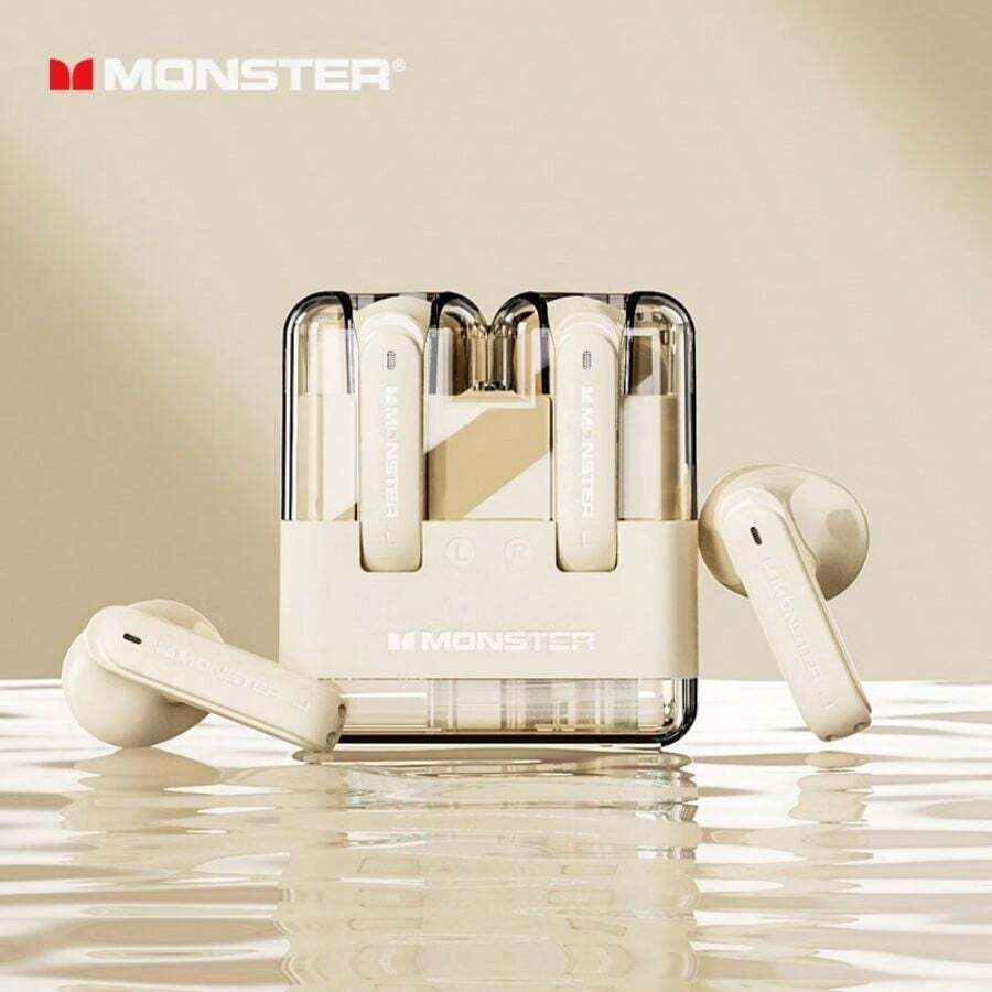 Monster Monster XKT12 TWS Hörlurar Bluetooth 5.3 Trådlöst Headset HIFI ...