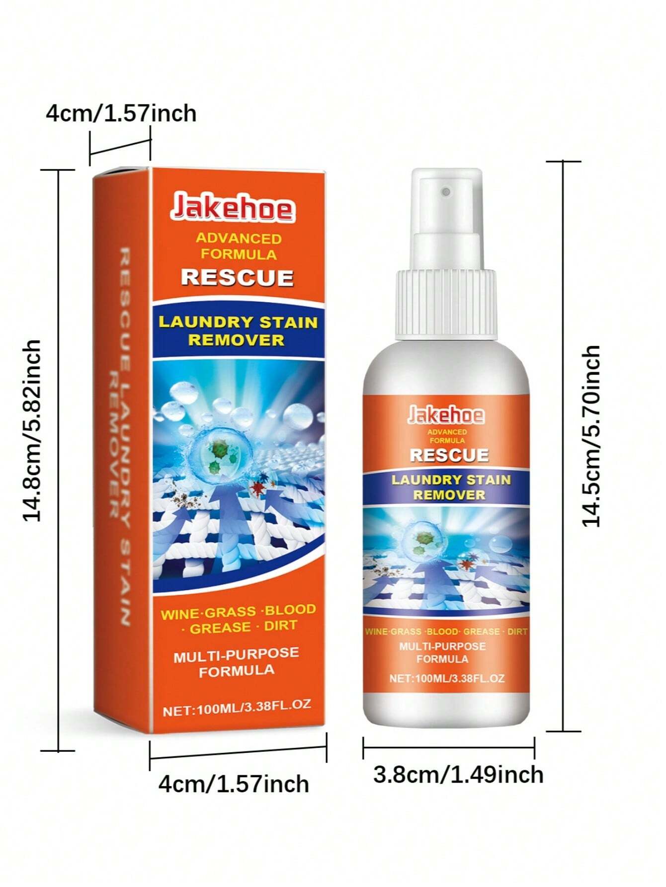 Stain Remover Spray White Clothes Stain Removal Cleaning Spray Milk ...