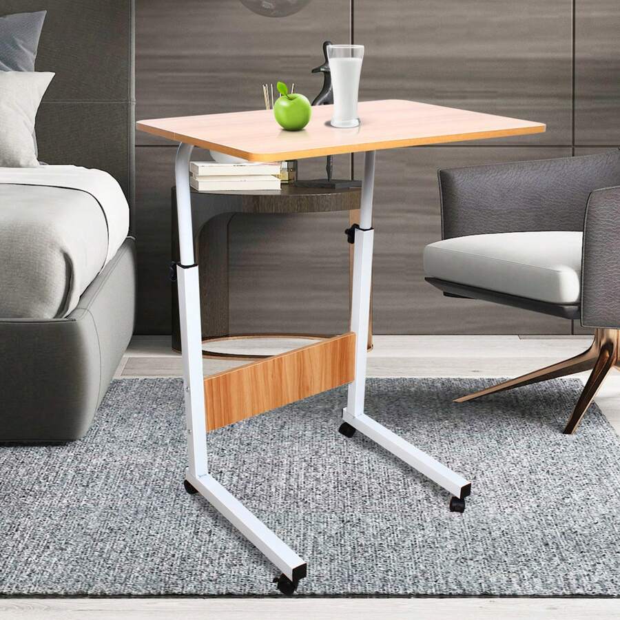 Eatssode Laptop Table Height Adjustable, Bedside Table Side Table With ...