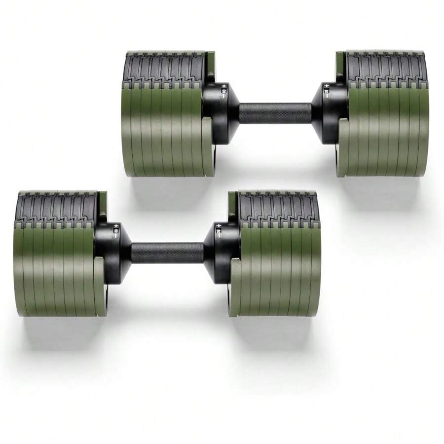 Adjustable Dumbbell Set, 5-50 LB Or 5-80 LB, Easy Twist 2024-25 Model, All-In-One Weights Set ...