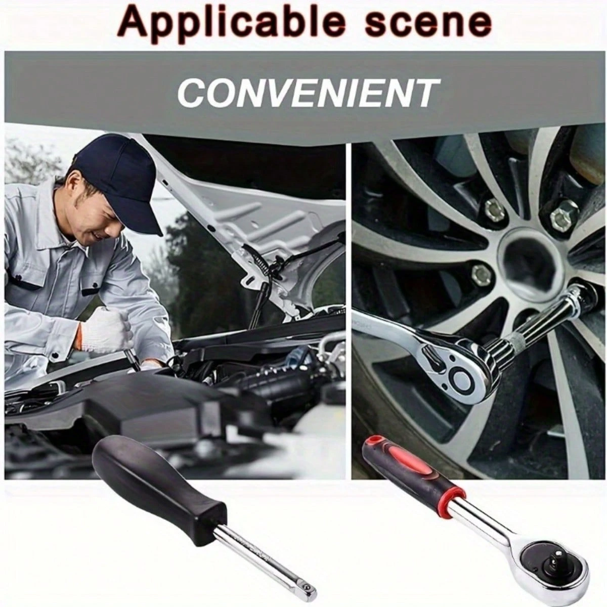 46pcs Socket Wrench Set With Star Drive, Auto Repair And Maintenance ...