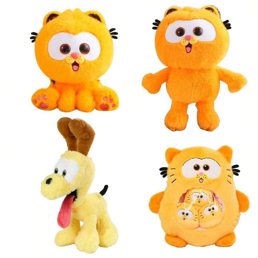 GARFIELD 11.7"-16.5"Classic Garfield Plush Fat Orange Cat Plush Pillow ...