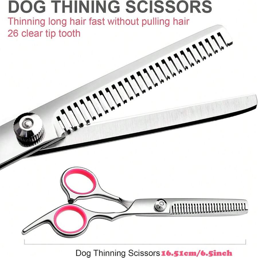 Dog Grooming Scissors With Safety Round Tips Stainless Steel ...