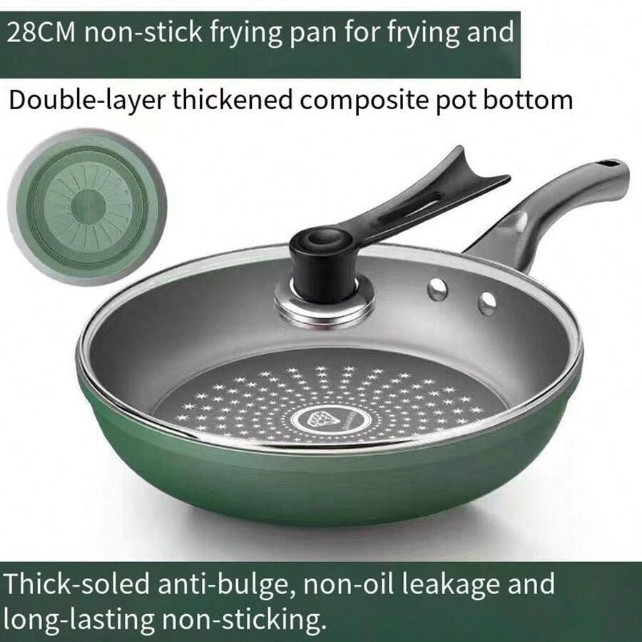 [Non-Stick Steak Frying Pan] Diamond-Coated Non-Stick Frying Pan, Thick ...