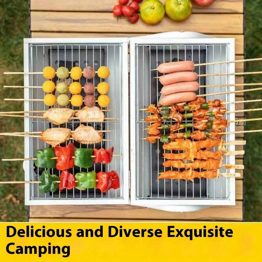 New Octagonal Chimney Stove Outdoor Portable Charcoal Grill, Home ...