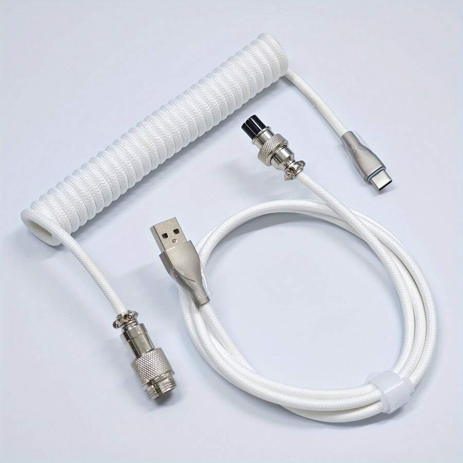 59inch Braided Pilot Cable, Durable Weave, USB-A To Type-C, Retractable ...