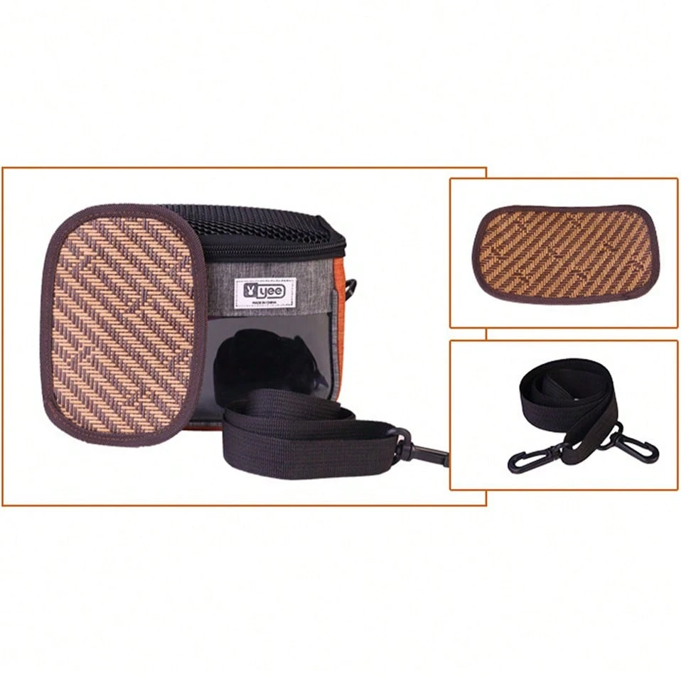 1pc Hamster Hedgehog Carrier Backpack,Portable Breathable,Guinea Pig ...