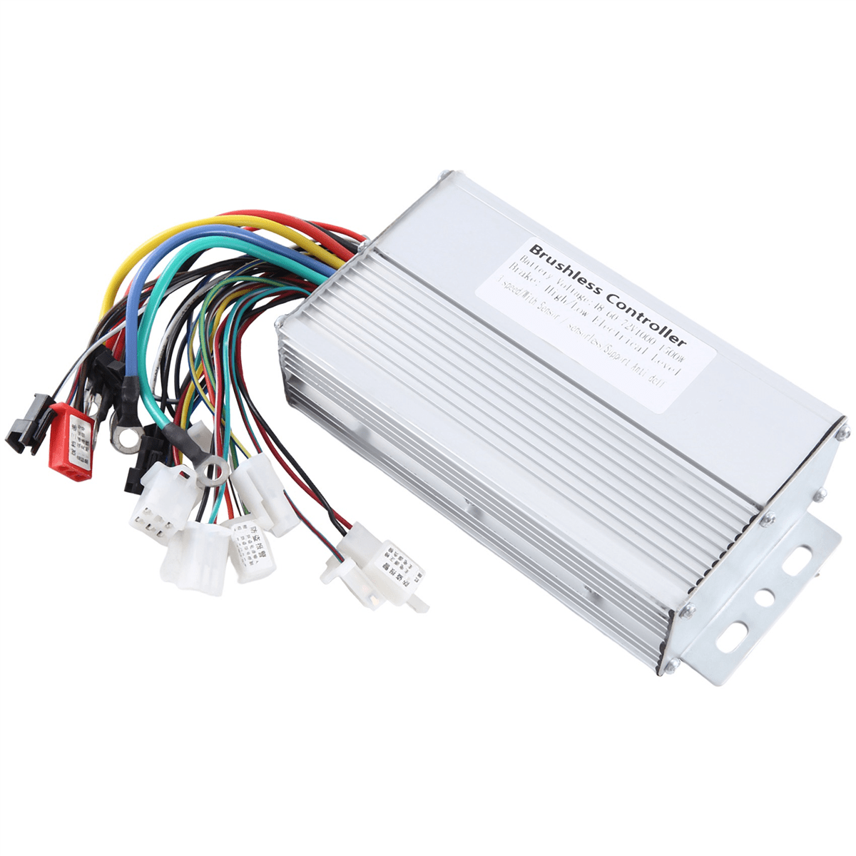 48V 60V 64V 72V 1000W 1500W Electric Controller 12 Tube Dual Mode E-Bike Brushless Speed Motor ...