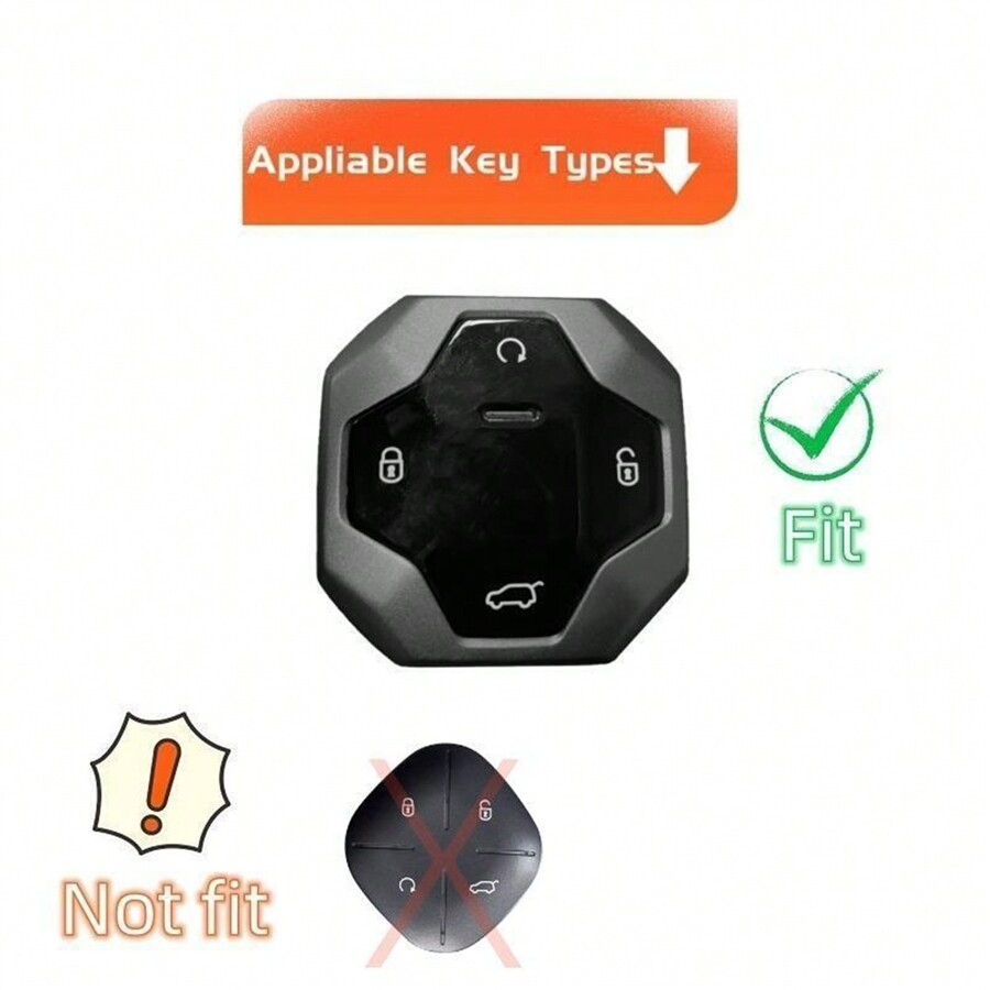 TPU Car Remote Key Cover Case With Keychain, Key Fob Cover For Jetour ...