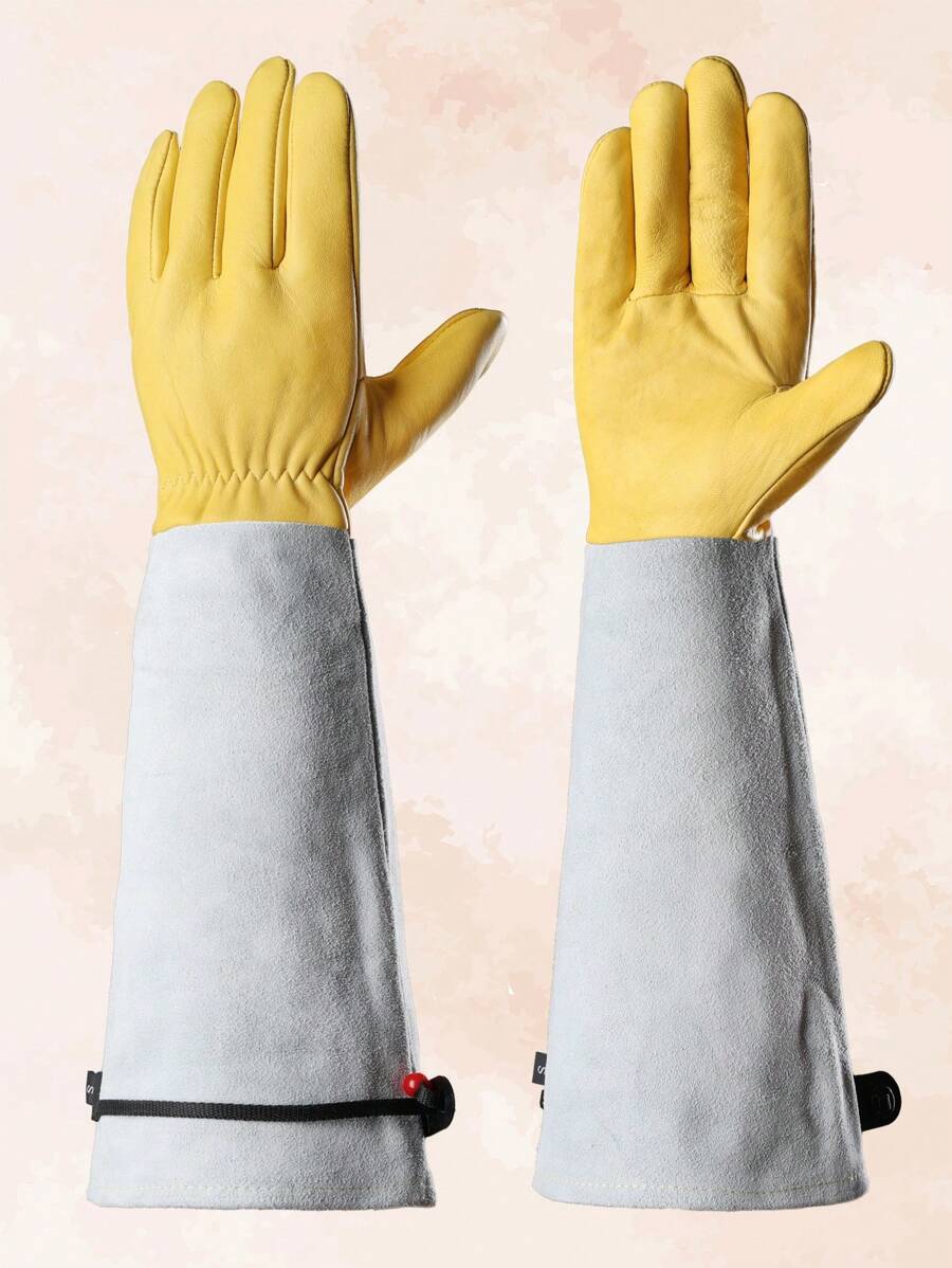 1 Pair Professional Gardening Gloves For Men & Women, Thorn Proof Rose Pruning Gloves With ...