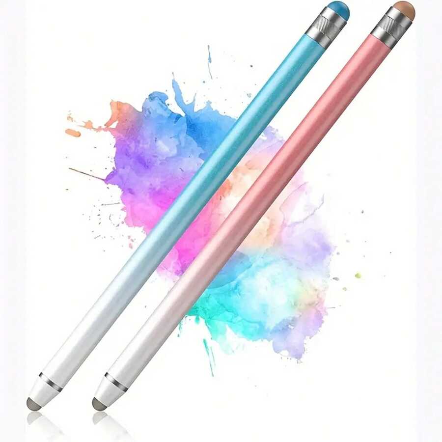 1pc 2-In-1 Universal Touch Screen Stylus Pen, Compatible With Ipad And ...